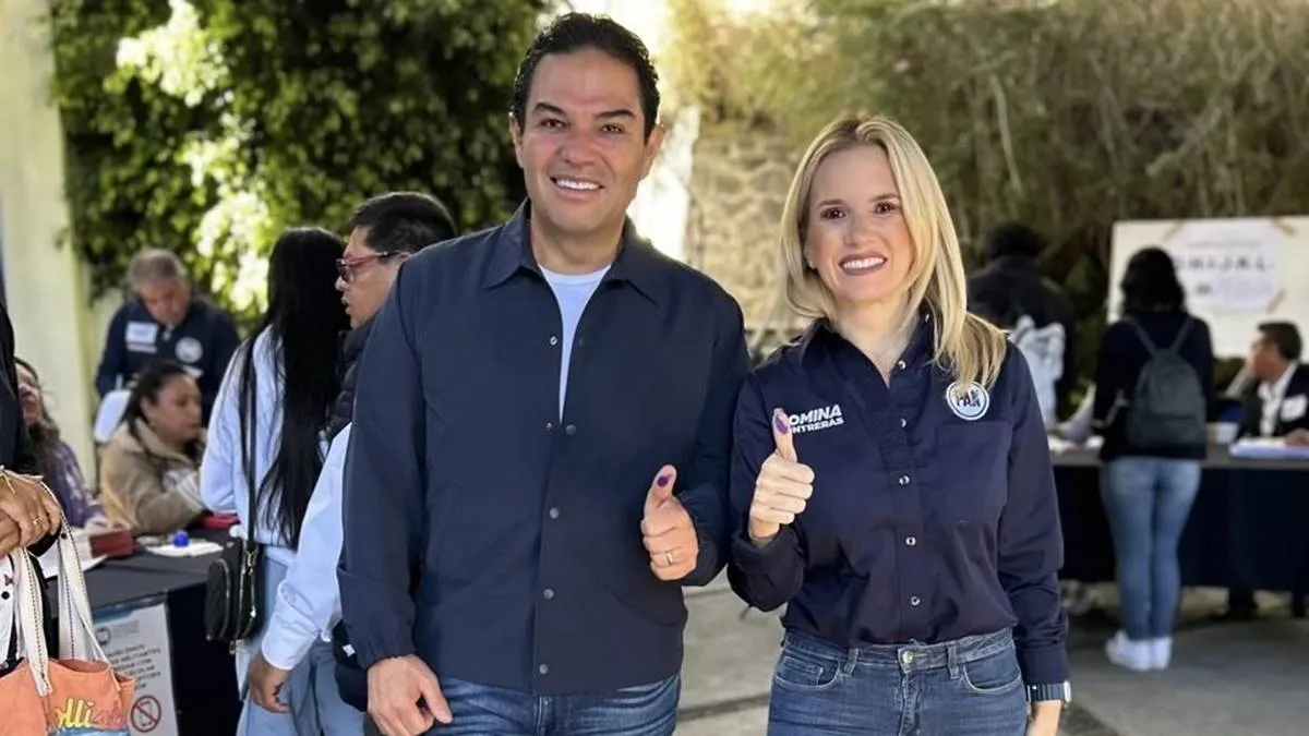 Enrique Vargas y Romina Contreras votan para renovar a la dirigencia nacional del PAN | La ...