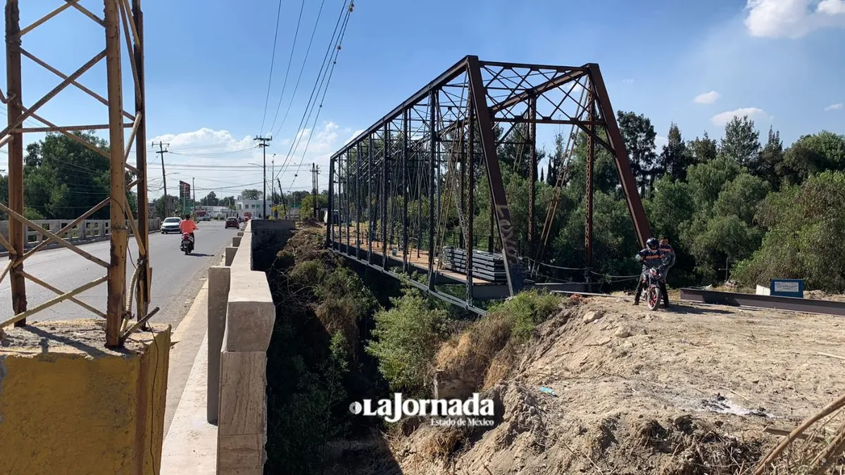 Zumpango: Rehabilitan el Puente de Fierro | La Jornada Estado de México