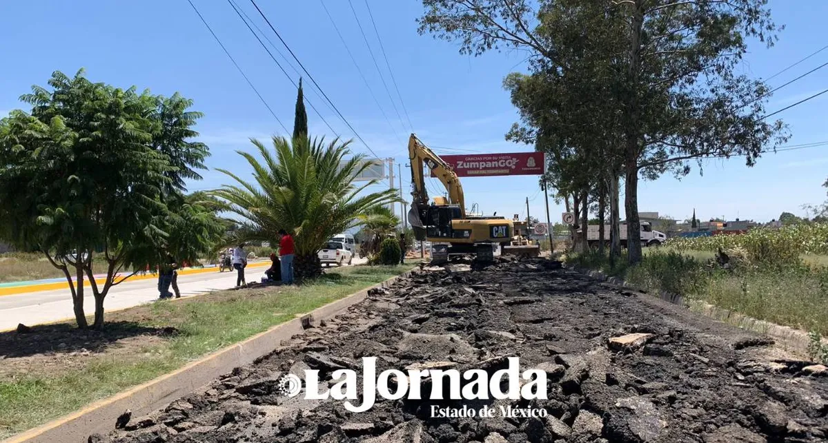 Zumpango: En medio de conflicto territorial, repavimentan Boulevard ...