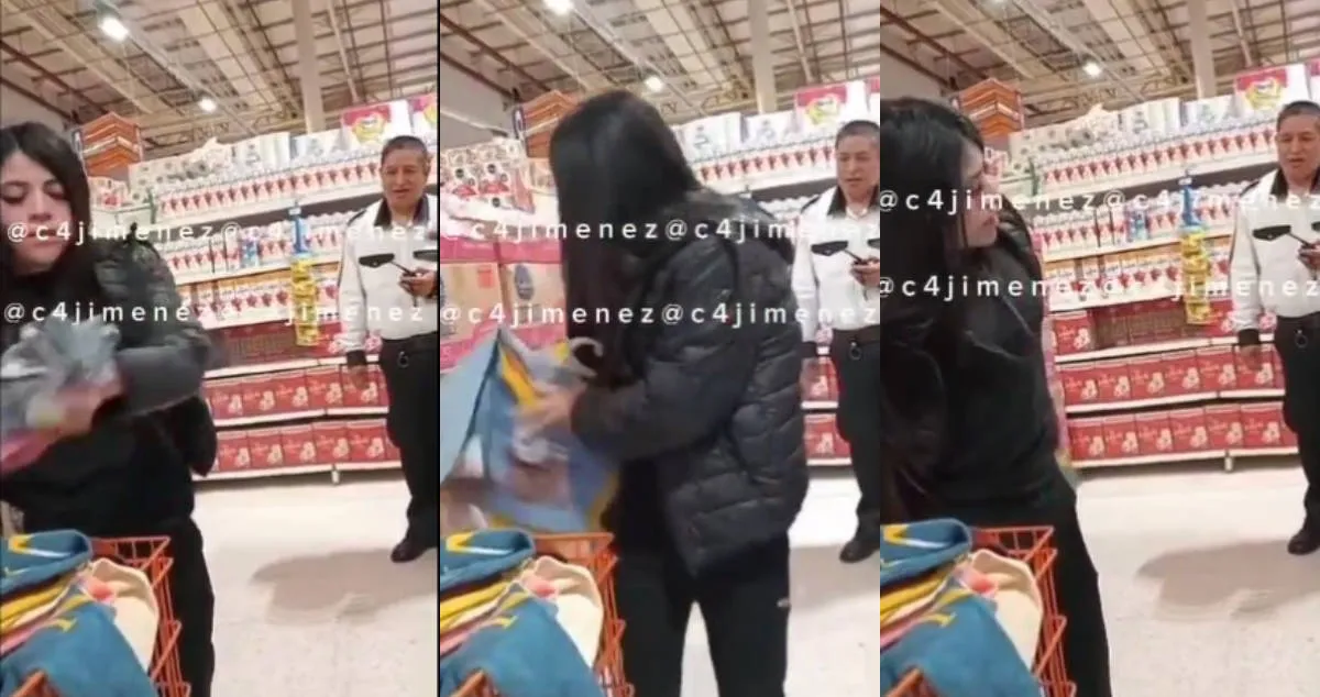 VIDEO: ¡Con todo y ganchos! Sorprende habilidad de fardera al robar ...