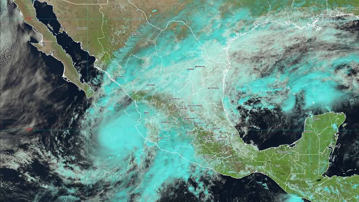 Huracán “Lidia” se fortalece a categoría 3 | La Jornada Estado de México